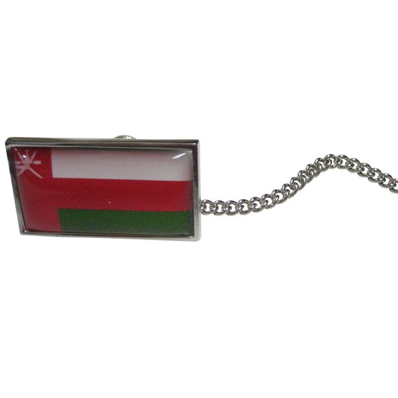 Kiola Designs | Accessories | Thin Bordered Sultanate Of Oman Flag Tie ...